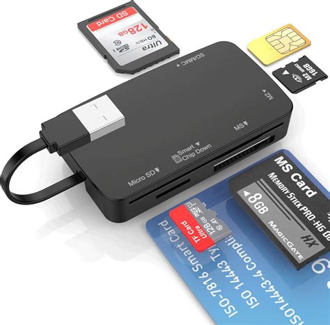 Multi Sd Card Reader6 In 1 Usb Memory Card Reader For Sd