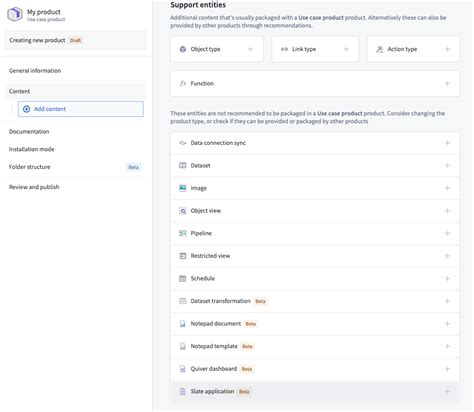 Slate • Add Slate Application To A Marketplace Product [beta] • Palantir