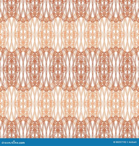 Seamless Abstract Background Pattern Guilloche Ornament Stock Illustration Illustration Of