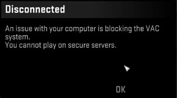 Fixed An Issue With Your Computer Is Blocking The VAC System