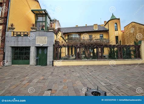 Entry Into The Darvas House Oradea Romania Editorial Photography