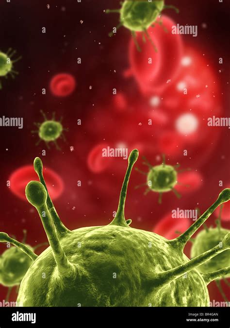 Virus Illustration Stock Photo Alamy