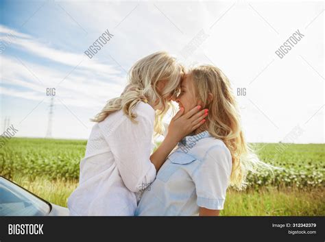 Young Lesbians Couple Image And Photo Free Trial Bigstock
