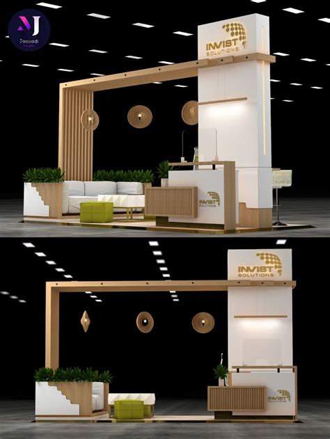 Exhibition Island Trade Show Stand Création De Stand Conception De Stand Dexposition Modèle 3d