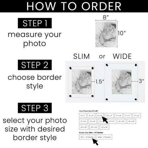 Floating Acrylic Picture Frames