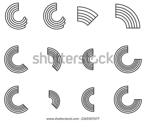 Infographic Semi Circle Arc Rainbow Collection Stock Vector Royalty Free 2265507677 Shutterstock