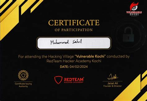 Muhammed Sahil On Linkedin Redteaming Hackingvillage Ethicalhacking Pentesting Cybersecurity…