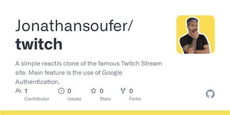 Github Jonathansoufertwitch A Simple Reactjs Clone Of The Famous