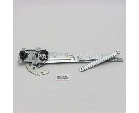 Toyota 69802 35110 Regulator Sub Assy Front Door Window Lh