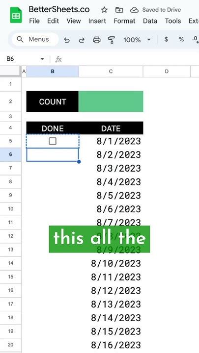 how to count checkboxes youtube