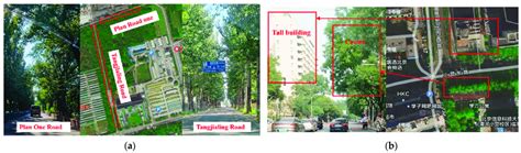 Gnss Rejection Caused By The Dense Crown The Overpasses And Tall