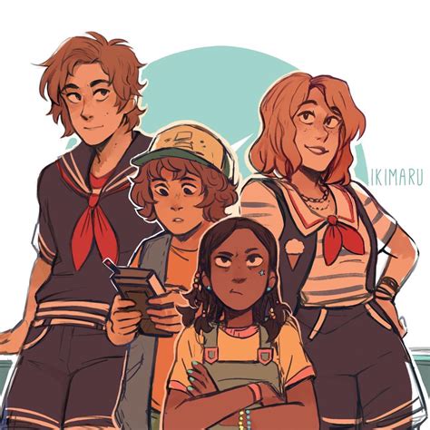 Steve X Robin Dustin Erica Stranger Things Stranger Things Art