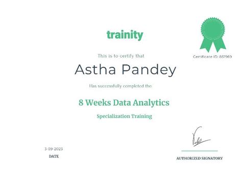 Completed Data Analytics Training With Trainity Astha Pandey Posted On The Topic Linkedin