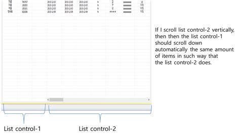 Visual C How Synchronize Two List Controls Vertically In Mfc