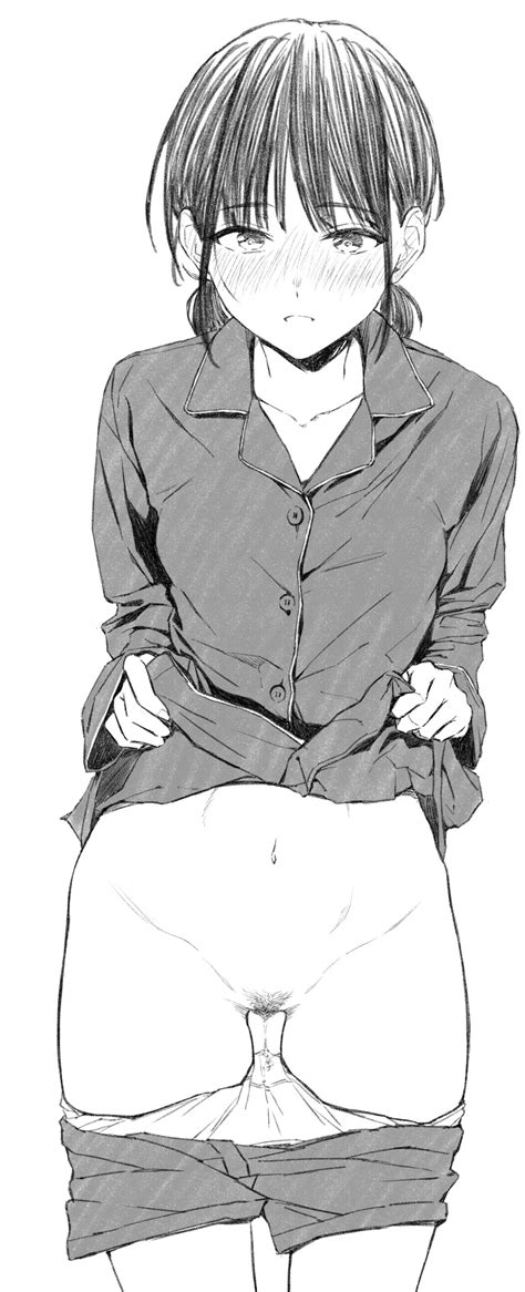 Rule 34 Absurdres Blush Clothes Lift Clothes Pull Collarbone