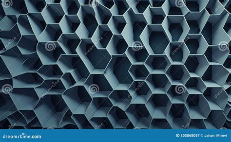 Hexagonal Grey Background Texture Placeholder Radial Center Space