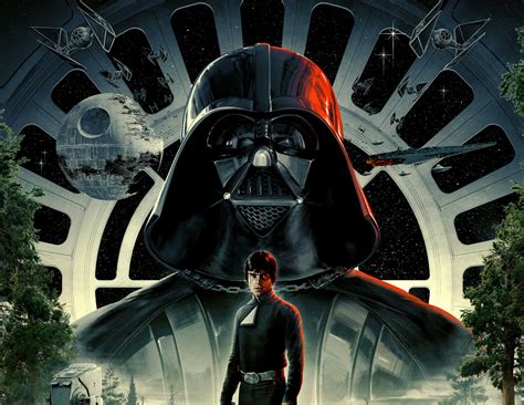 1359x1050 Star Wars Return Of The Jedi 40th Anniversary Textless Poster