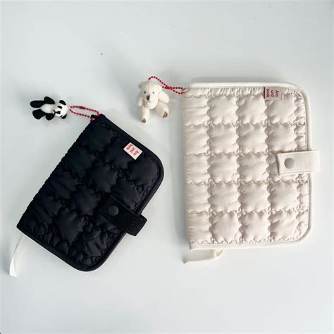 어라운드북 셔링누빔 북커버 호보니치 다꾸 A6 아이보리 책커버 다이어리커버 패브릭 위시버킷