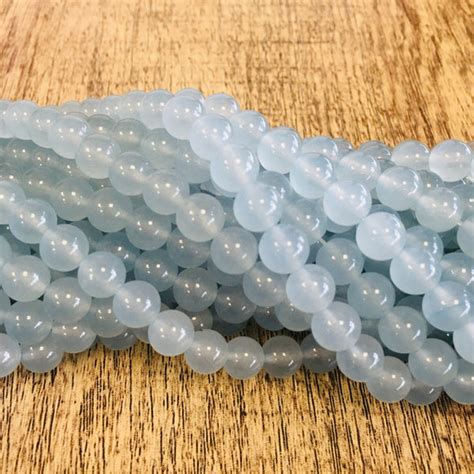 Light Sky Blue Jade Beads Bellaire Wholesale