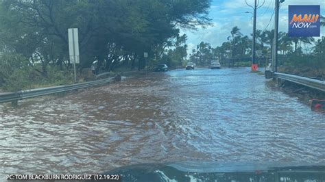 Maui After The Storm Path Of Debris Uprooted Trees Power Outages And