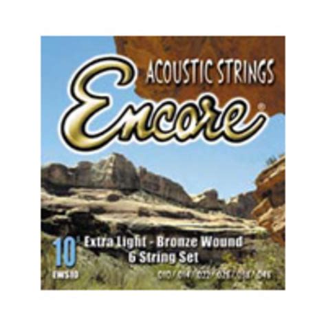 Disc Encore Acoustic Guitar 12 String Set At Gear4music