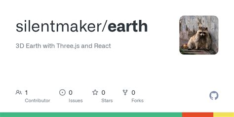 Github Silentmakerearth 3d Earth With Threejs And React