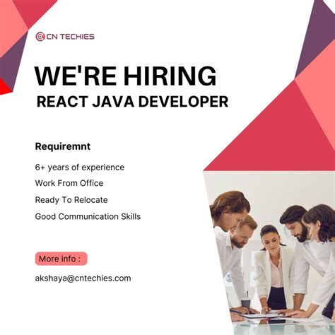 Akshaya Ghadge On Linkedin Urgentjob Reactdeveloper Javadeveloper Hiring Techjobs Coder