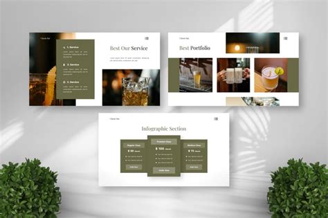 Classic Bar Menu Powerpoint Templates Incl Menu And Food Envato