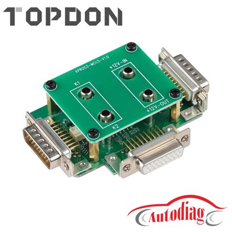 Topdon Anti Theft Programmer Mcu3 Adapter Board Kit