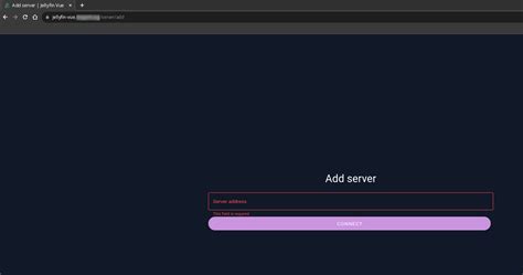 default servers in docker container not taken at first site visit