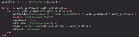 How To Get Parts In Grid Cells Without Using Region3 Or