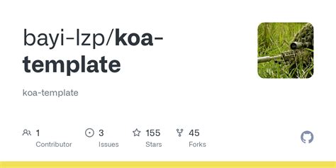 GitHub Bayi Lzp Koa Template Koa Template