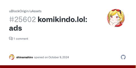 Komikindolol Ads · Issue 25602 · Ublockoriginuassets · Github