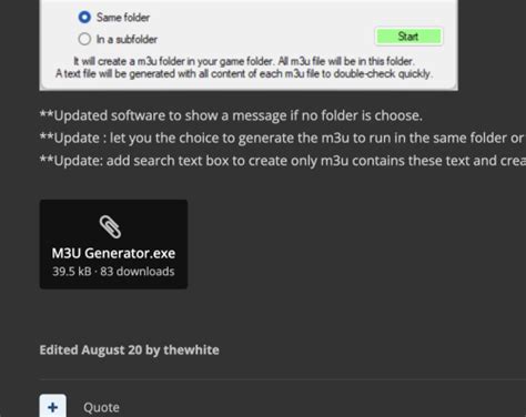 M U File Generator Page Third Party Applications And Plugins Released LaunchBox
