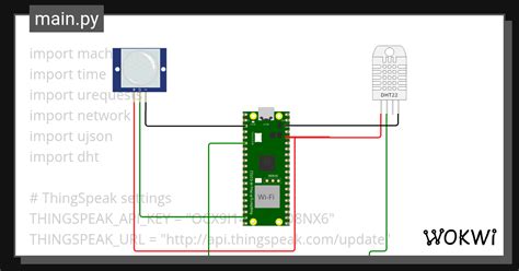 Rpi Thingspeak Copy Wokwi Esp32 Stm32 Arduino Simulator