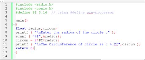 C Program to calculate Area and Circumference of Circle বততর কষতরফল এব পরধ নরণযর