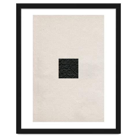 Minimal Black Square Art Print By Mari Bori Arthaus