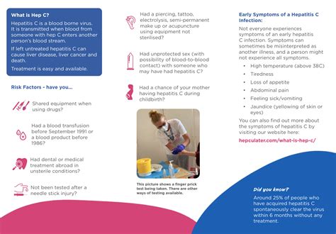 Hep C General Info Leaflets Fab Nhs Stuff