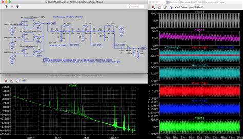 Designing Radios Electronics 通信装置設計入門・学習 ダイオードam検波回路に見られる広帯域周波数上の複数放送局の同時受信検波特性