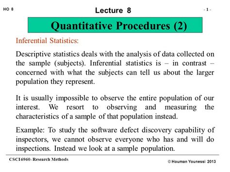 Inferential Statistics Inferential Statistical Analysis Data Analysis