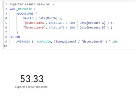 Solved Aggregate Month End Percentages Microsoft Fabric Community