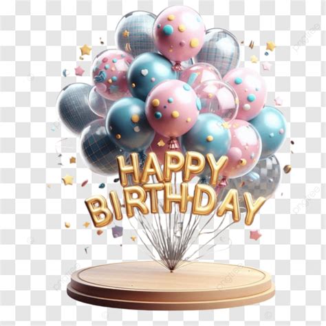 생일 축하 황금 풍선 생일 축하 해요 황금 풍선 풍선 Png 일러스트 및 이미지 에 대한 무료 다운로드 Pngtree