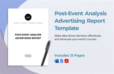 Post Event Analysis Report Template Alberguepankotsi