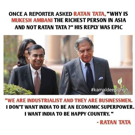 somesh sharan das on linkedin great line by great ratan tata ☺️