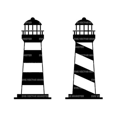 Lighthouse Svg Vector Cut File For Cricut Silhouette Pdf Inspire