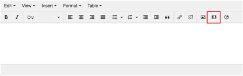 rich text editor toolbar and buttons branch cms documentation