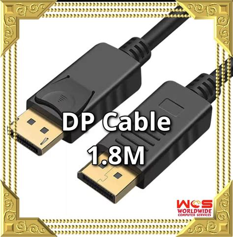 Dp DisplayPort Cable Computers Tech Parts Accessories Cables Adaptors On Carousell