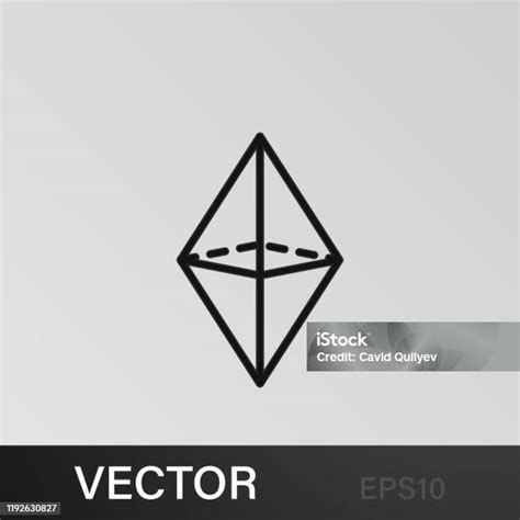 옥타헤드론 아이콘입니다 모바일 개념 및 웹 앱용 기하학적 그림 요소 12면체에 대한 스톡 벡터 아트 및 기타 이미지 12면체 3차원 형태 개념 Istock