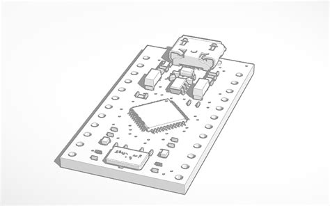3d Design Arduino Micro Tinkercad
