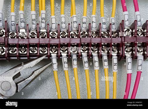 Wire Connector Terminal Stock Photo Alamy